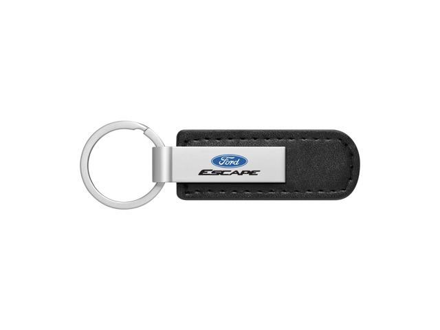 Click here for Ford Escape Silver Metal Black PU Leather Strap Ke... prices