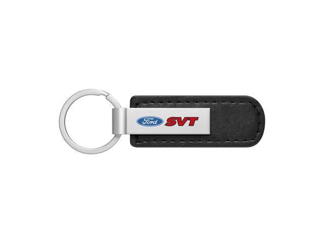 Click here for Ford SVT Silver Metal Black PU Leather Strap Key C... prices
