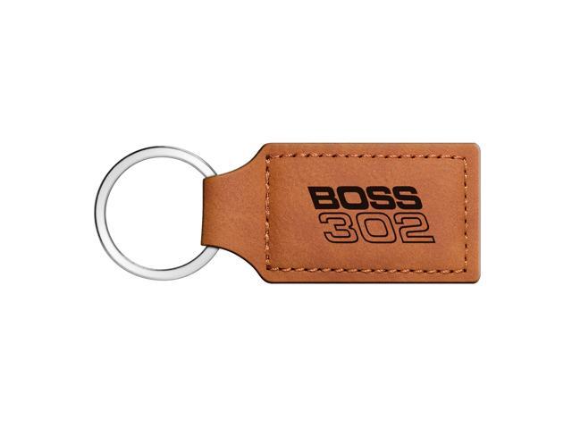 Click here for Ford Mustang Boss 302 Rectangular Brown Leather Ke... prices