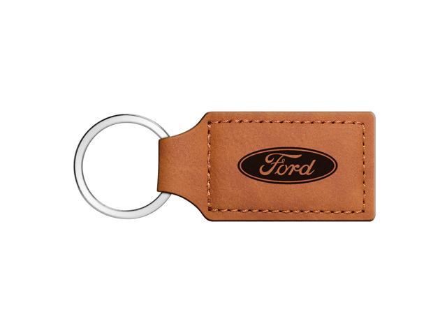 Click here for Ford Logo Rectangular Brown Leather Key Chain prices