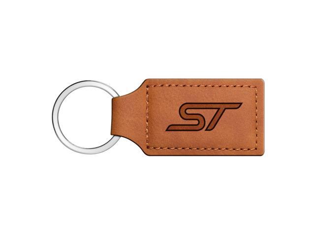 Click here for Ford Focus ST Rectangular Brown Leather Key Chain prices