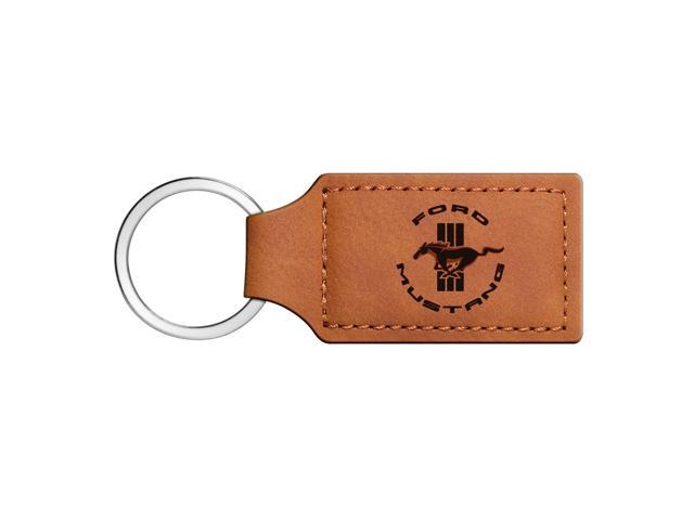 Click here for Ford Mustang Circle Logo Rectangular Brown Leather... prices