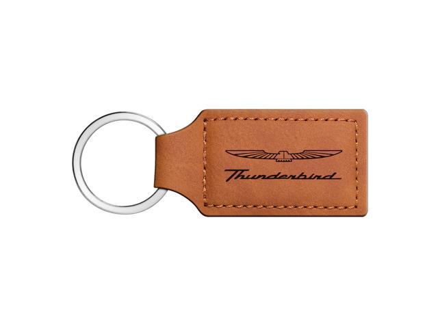 Click here for Ford Thunderbird Rectangular Brown Leather Key Cha... prices