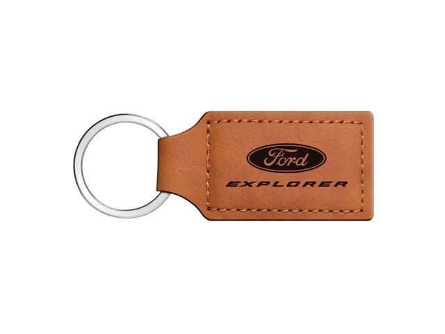 Click here for Ford Explorer Rectangular Brown Leather Key Chain prices