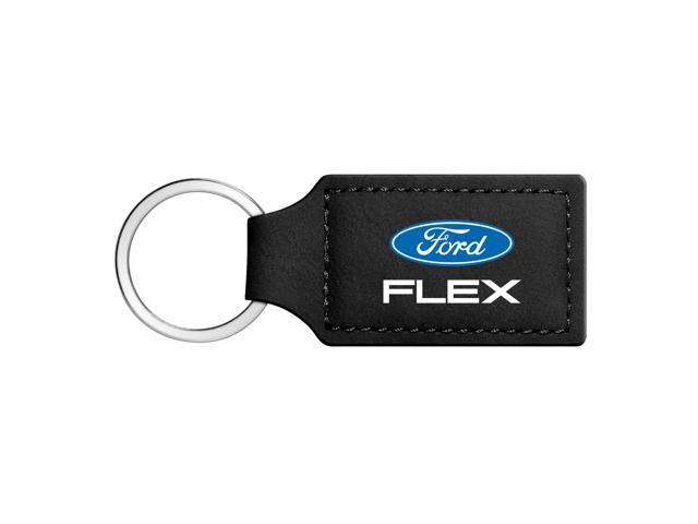 Click here for Ford Flex Rectangular Black Leatherette Key Chain prices