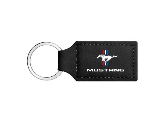 Click here for Ford Mustang Tri-Bar Rectangular Black Leatherette... prices