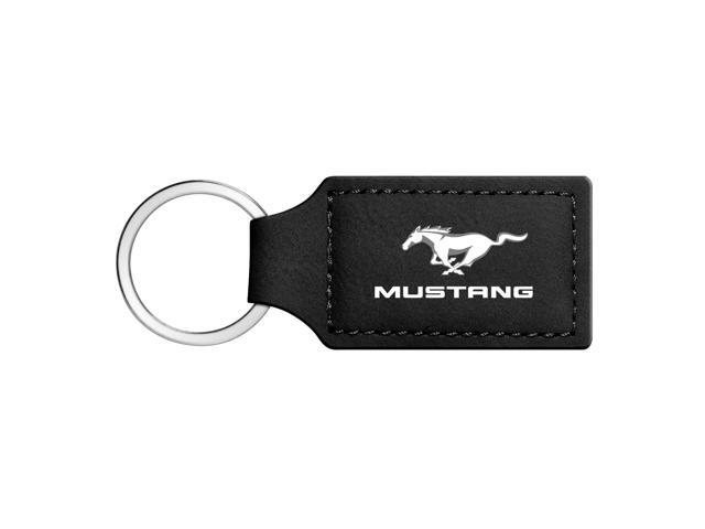 Click here for Ford Mustang Rectangular Black Leatherette Key Cha... prices