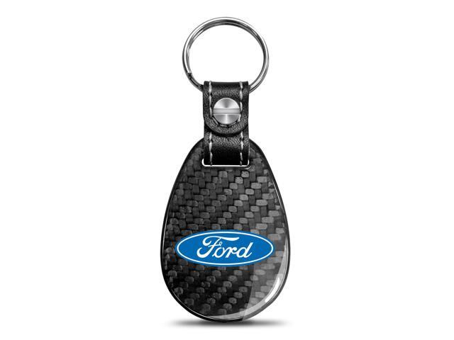 Click here for Ford Logo Real Black Carbon Fiber with Leather Str... prices