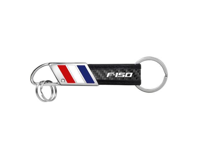 Click here for Ford F-150 Real Carbon Fiber Leather Key Chain wit... prices