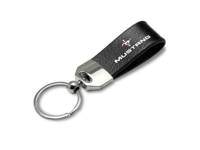 Click here for Ford Mustang Tri-Bar Large Genuine Black Leather L... prices