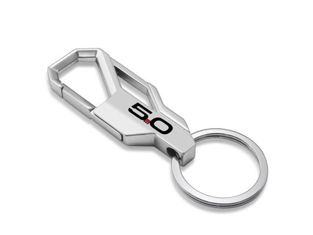 Click here for Ford Mustang 5.0 Silver Carabiner-style Snap Hook... prices