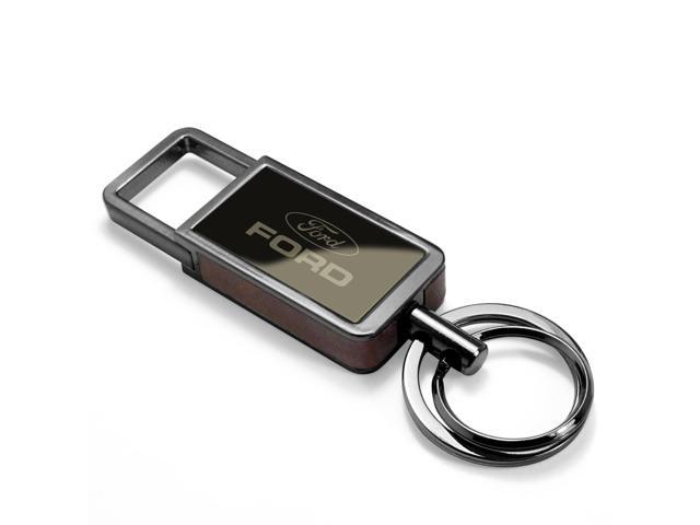 Click here for Ford Logo Black Pull Top Rectangular Metal Key Cha... prices