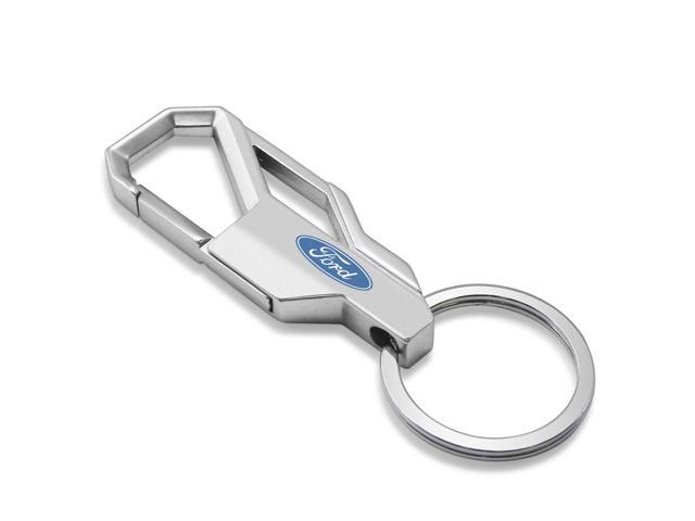 Click here for Ford Logo Silver Carabiner-style Snap Hook Metal K... prices