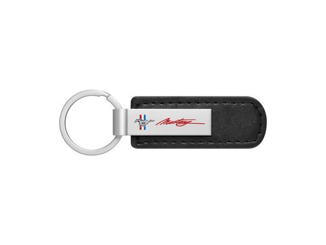 Click here for Ford Mustang Script in Red Silver Metal Black PU L... prices