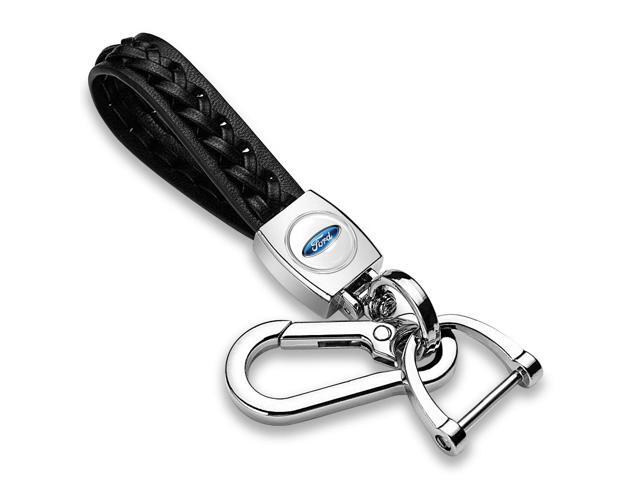 Click here for Ford Logo in White Braided Rope Style Genuine Blac... prices