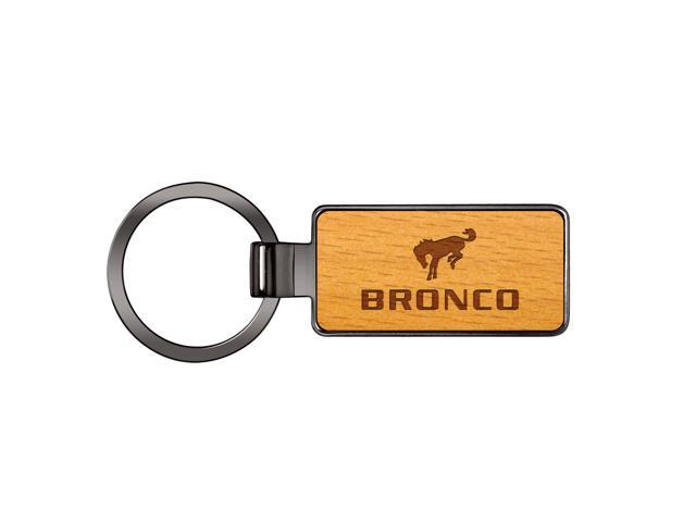 Click here for Ford Bronco Laser Engraved Maple Wood Gunmetal Fra... prices