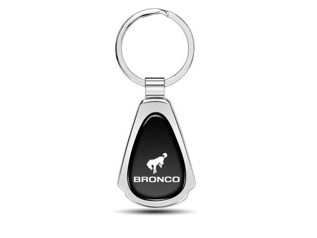 Click here for Ford Bronco Black Dome Chrome Metal Teardrop Key C... prices
