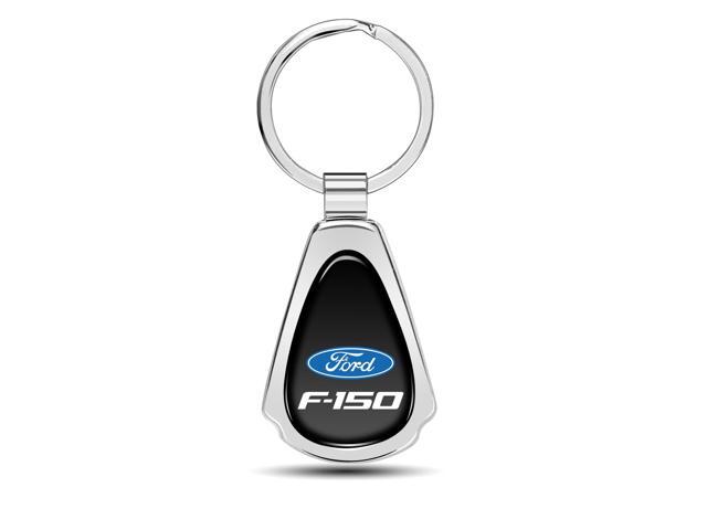 Click here for Ford F-150 Black Dome Chrome Metal Teardrop Key Ch... prices