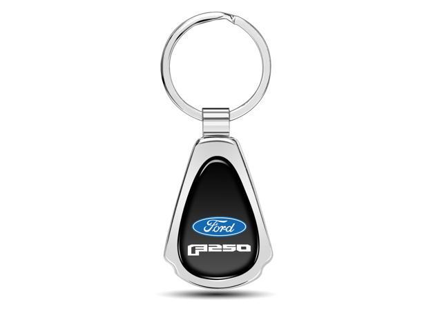 Click here for Ford F250 Black Dome Chrome Metal Teardrop Key Cha... prices