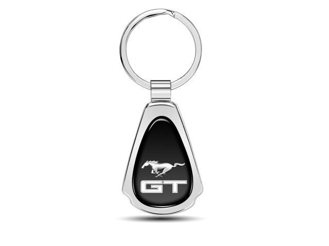 Click here for Ford Mustang GT Black Dome Chrome Metal Teardrop K... prices