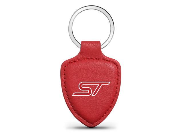 Click here for Ford Focus ST Red Real Leather Shield-Style Key Ch... prices