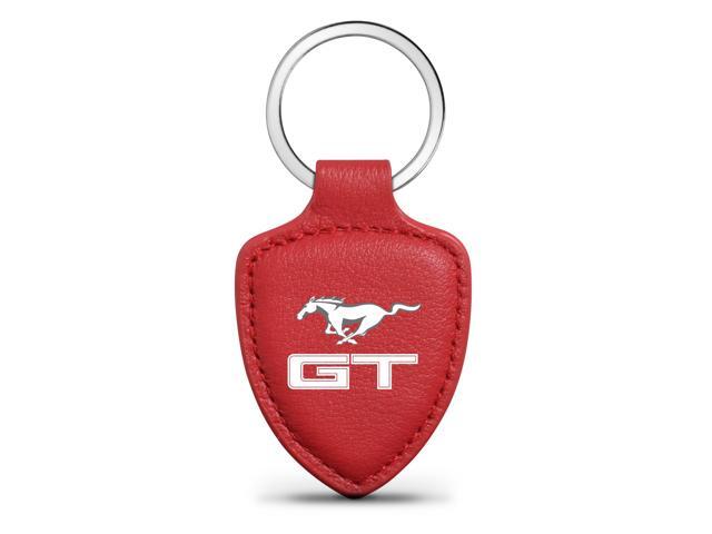 Click here for Ford Mustang GT Red Real Leather Shield-Style Key... prices