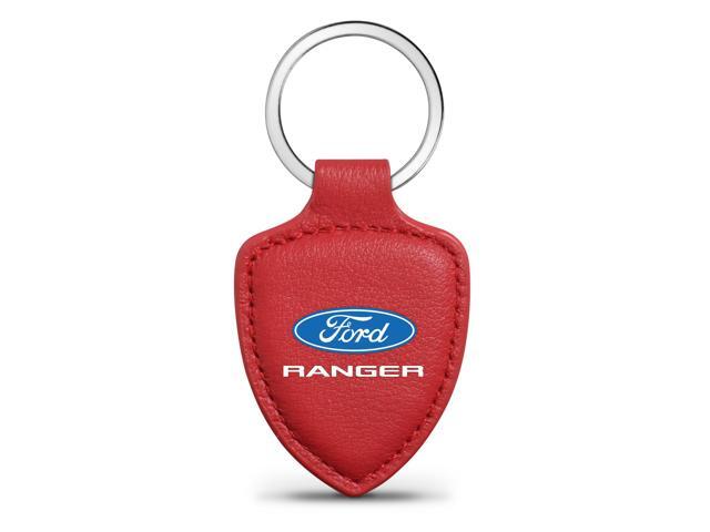 Click here for Ford Ranger Red Real Leather Shield-Style Key Chai... prices