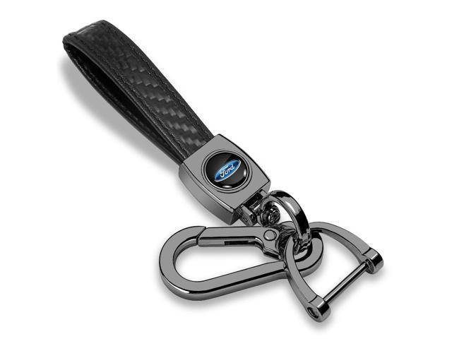 Click here for Ford Logo in Black on Real Carbon Fiber Loop-Strap... prices