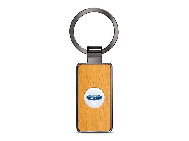 Click here for Ford Roundel Logo in White on Maple Wood Gray Gunm... prices