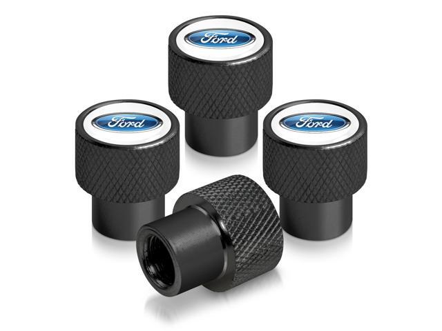 Click here for Ford Logo in White on Black Aluminum Tire Valve St... prices