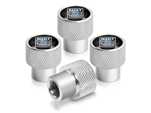 Click here for Ford Built-Ford-Tough in Black on Silver Chrome Al... prices