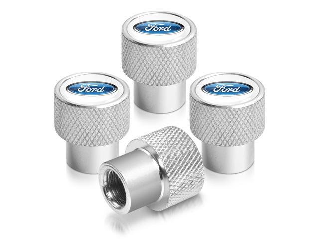 Click here for Ford Logo in White on Silver Chrome Aluminum Tire... prices