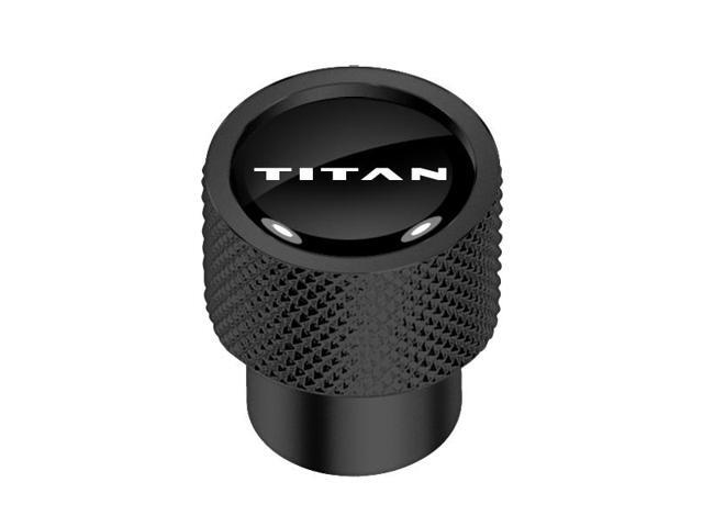 Click here for Nissan Titan Logo in Black on Black Aluminum Tire... prices