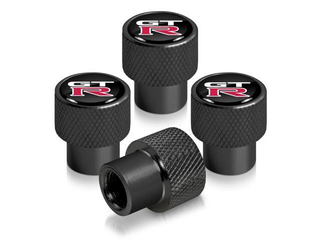 Click here for Nissan GT-R in Black on Black Aluminum Tire Valve... prices