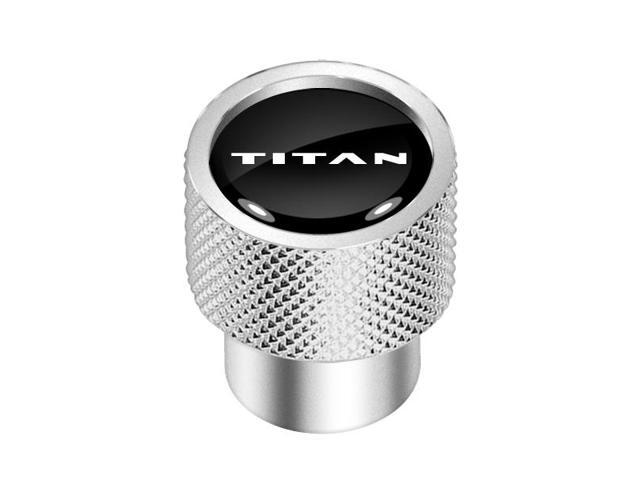 Click here for Nissan Titan Logo in Black on Shining Silver Alumi... prices