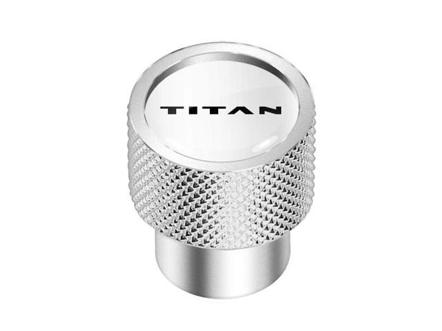 Click here for Nissan Titan Logo in White on Shining Silver Alumi... prices