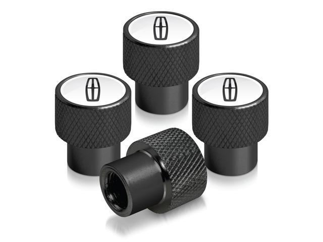 Click here for Lincoln logo in White on Black Aluminum Tire Valve... prices
