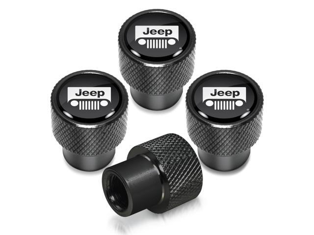Click here for Jeep Grill in Black on Black Aluminum Tire Valve S... prices