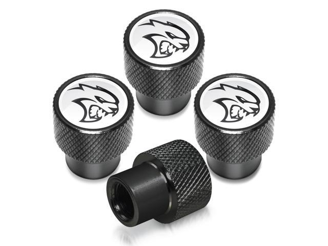 Click here for Dodge SRT Hellcat in White on Black Aluminum Tire... prices