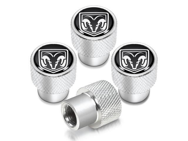 Click here for RAM in Black on Shining Silver Aluminum Tire Valve... prices