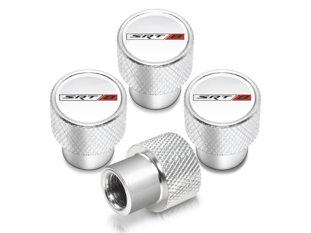 Click here for SRT-8 in White on Shining Silver Aluminum Tire Val... prices