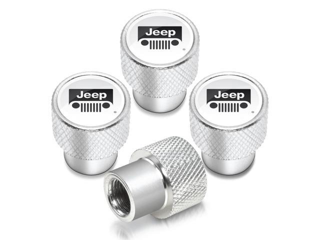 Click here for Jeep Grill in White on Shining Silver Aluminum Tir... prices