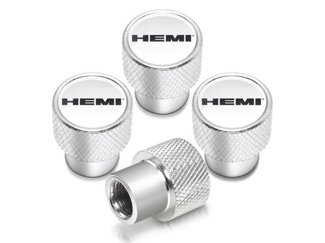 Click here for HEMI Logo in White on Shining Silver Aluminum Tire... prices