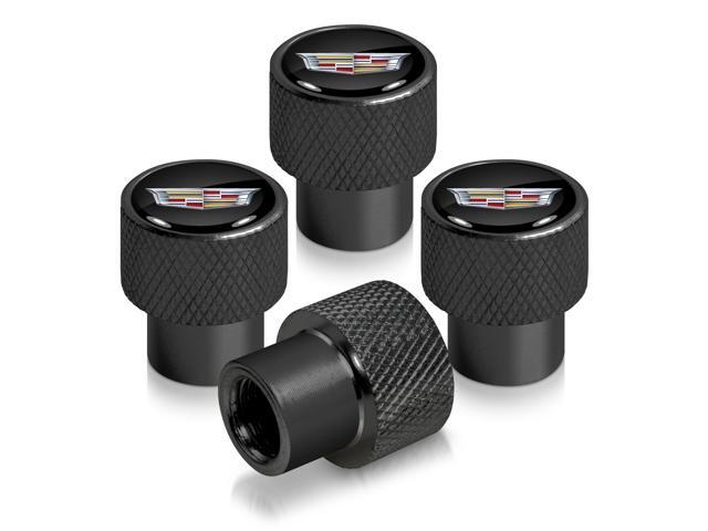 Click here for Cadillac Crest Logo in Black on Black Aluminum Tir... prices