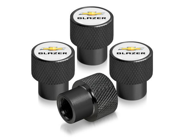 Click here for Chevrolet Blazer Dual Logo in White on Black Alumi... prices