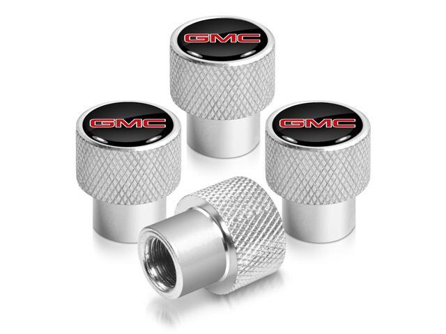 Click here for GMC Red Logo in Black on Shining Silver Aluminum T... prices