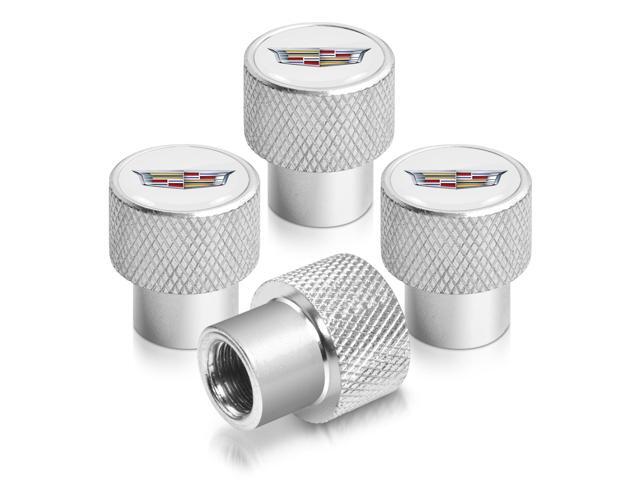 Click here for Cadillac Crest Logo in White on Shining Silver Alu... prices