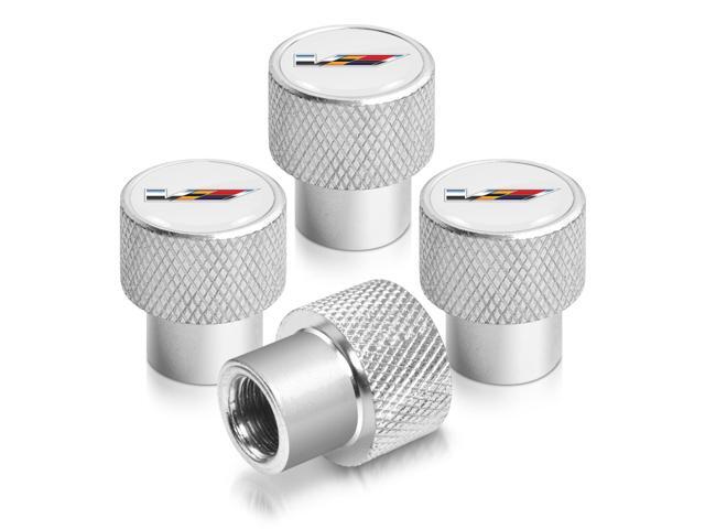 Click here for Cadillac V Logo in White on Shining Silver Aluminu... prices