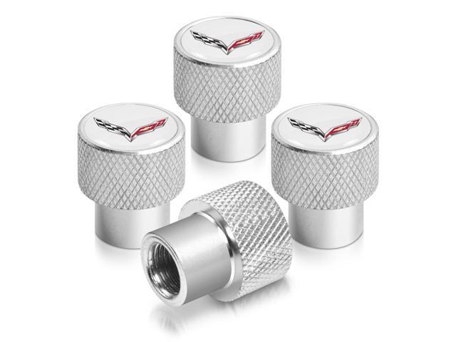 Click here for Chevrolet Corvette C7 Logo White on Shining Silver... prices