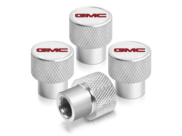 Click here for GMC Red Logo in White on Shining Silver Aluminum T... prices